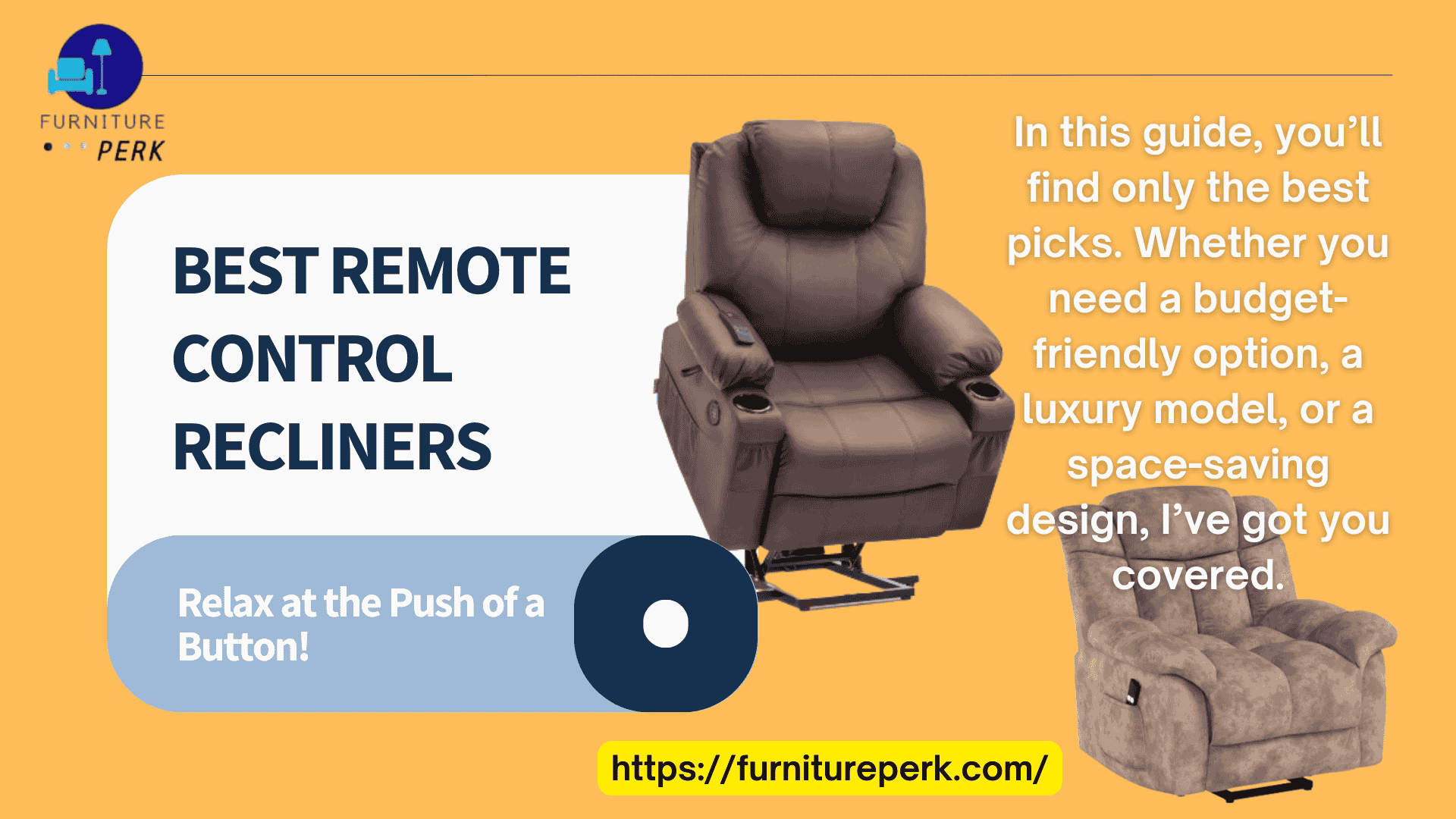 🪑4 Best Remote Control Recliners- to Make Your Life Easier - Furniture PERK